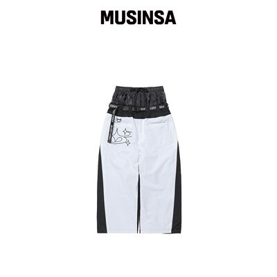 BLENT DRAW PANTS RAVEN韩国官网直邮进口MUSINSA