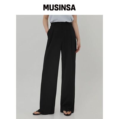 LMUSE [150.160ver] WIDE SLACKS.010 - 冷感高/韩国官网直邮进口