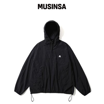 MPTU [SS25] FITNESS SMOCK PARKA / 黑色 MUSIN韩国官网直邮进口
