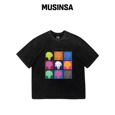 NAVYTEAM EINSTEIN PIGMENT 染色短袖T恤韩国官网直邮进口MUSINSA