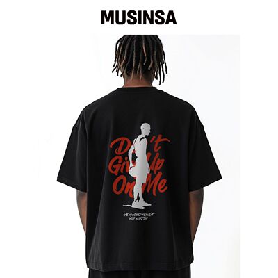 OHP OHPxJOY 不放弃宽松版短袖T恤 (4XL)韩国官网直邮进口MUSINSA