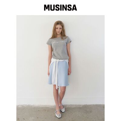 LETTERA 丝滑喇叭缎裙 MUSINSA韩国直邮官方正品