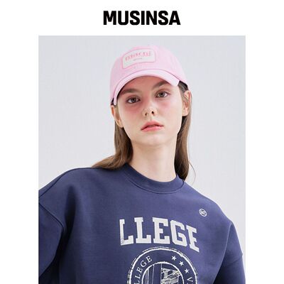 MACNI Y2K LOGO PATCH BALL CAP_PINK韩国官网直邮进口MUSINSA