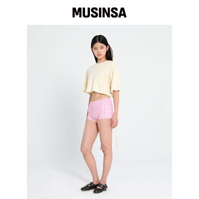 s/e/o UPSIDE DOWN T-SHIRT_CREAM韩国官网直邮进口MUSINSA