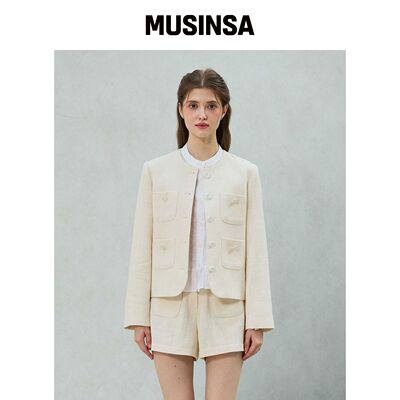 ARIKIM CHERISH TWEED JACKET / 白色 MUSINSA韩国官网直邮进口