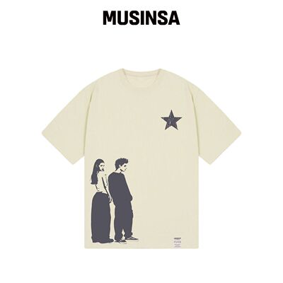 GRAVER [UNISEX]STAR1 情侣短袖T恤_2色 MUSINSA韩国官网直邮进口