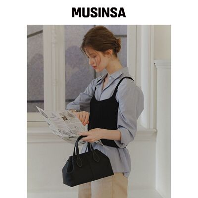 OVHEE Bonheur 托特包_Black韩国官网直邮进口MUSINSA
