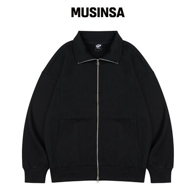 WILDROCK 卫衣拉链衫_黑色 MUSINSA韩国官网直邮进口