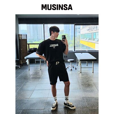 BARBELLWORKS 直发夹短裤 MUSINSA韩国官网直邮进口