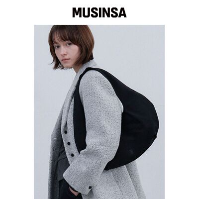 ACOC Interview M Bag_Suede Black韩国官网直邮进口MUSINSA