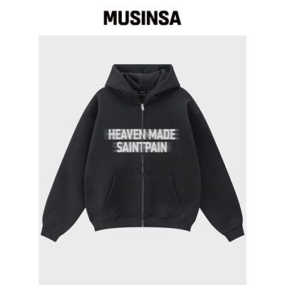 SAINTPAIN SP Oversize 连帽外套 黑色韩国官网直邮进口