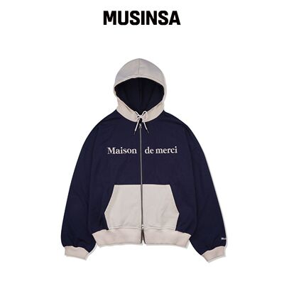 LA MAISON STUDIO UNISEX 双面双色连帽拉链衫婴韩国官网直邮进口