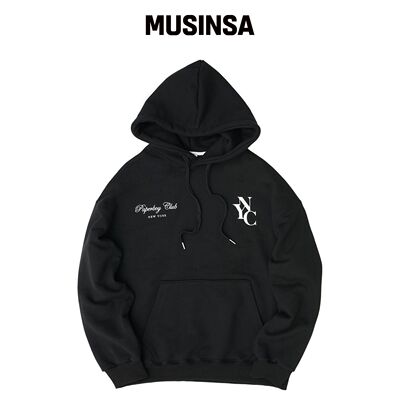 PAPERBOY NYC 连帽卫衣-黑色 MUSINSA韩国官网直邮进口