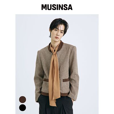 TEN PAST SEVEN 活页夹千鸟格夹克（2色） MUSIN韩国官网直邮进口