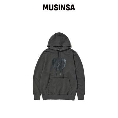 LOTSYOU 融化心形糖果连帽卫衣 炭灰色韩国官网直邮进口MUSINSA