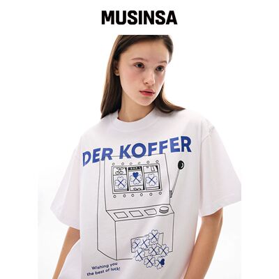 DER KOFFER 游戏机 CLOVER T [WH-BL] MUSINSA韩国官网直邮进口