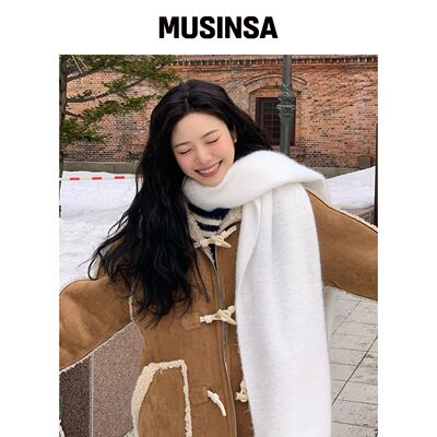 BRIGHTEN 大白色CHRISTMAS围巾 MUSINSA韩国官网直邮进口
