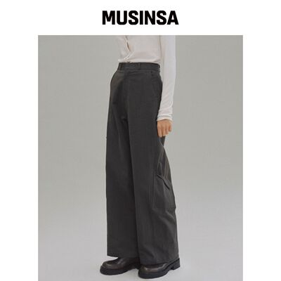 ANDNEEDS LIO 侧口袋裤（炭灰色） MUSINSA韩国官网直邮进口
