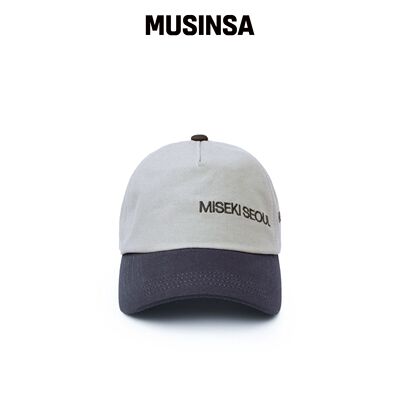 MISEKISEOUL MEN Traveler双色棒球帽 灰色 MUSI韩国官网直邮进口