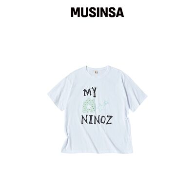 COMONINOZ W HOME LOGO T恤 [象牙色]韩国官网直邮进口MUSINSA