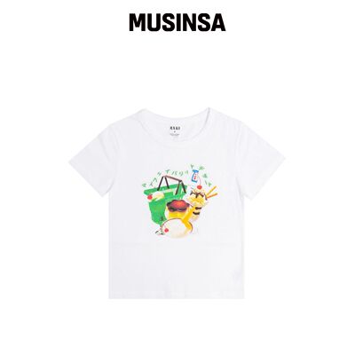 RUNNINGHIGH 甜点短款 H/S T恤 [白色] MUSINSA韩国官网直邮进口