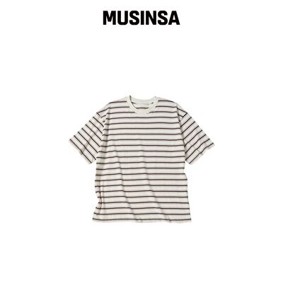 COMONINOZ SOFT STRIPE T-SHIRT [象牙色]韩国官网直邮进口