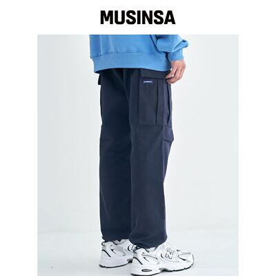 STAFFONLY STEADY CARGO PANTS (NAVY) MUSINSA韩国官网直邮进口