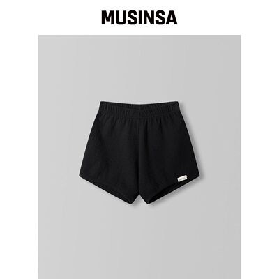 108POUND Eyelet Soft 短裤_黑色韩国官网直邮进口MUSINSA