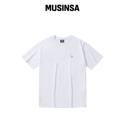 TEDDYISLAND 橙色 LOGO 短袖 WHITE MUSINSA韩国官网直邮进口