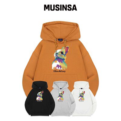 ELLENASSY MAPLE 宽松版型连帽卫衣韩国官网直邮进口MUSINSA