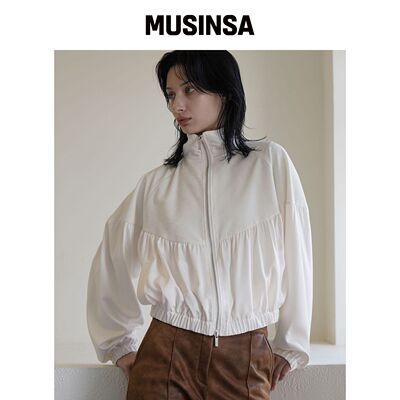 320SHOWROOM 早秋褶皱外套潮流设计感MUSINSA韩国官网直邮进口