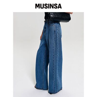 LOOKAST LINEA 直筒牛仔裤_蓝色 MUSINSA韩国官网直邮进口
