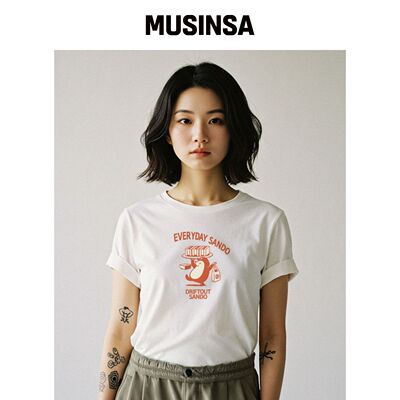 DRIFTOUT 每日山度短袖T恤（3色） MUSINSA韩国官网直邮进口