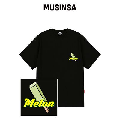TRIPSHION MELON BAR T恤 - 黑色韩国官网直邮进口MUSINSA