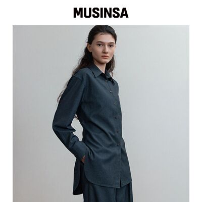PUBLICKA X MILES 衬衫 灰色韩国官网直邮进口MUSINSA