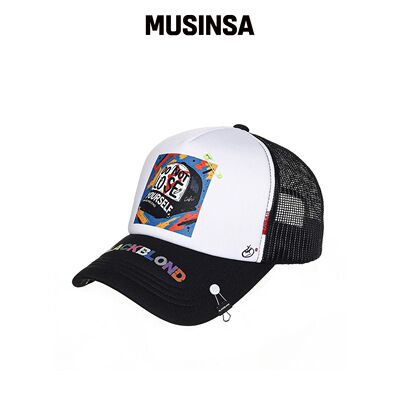 BLACKBLOND VIVIDY POP CLASH TRUCKER MASH CAP韩国官网直邮进口