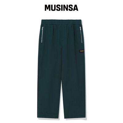 BEENTRILL ESSENTIALS 单褶卫裤（绿色） MUSINS韩国官网直邮进口