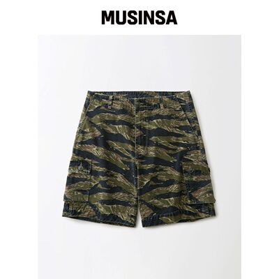 OUTSTANDING TDS TIGER CAMO 军事短裤_虎纹迷彩韩国官网直邮进口