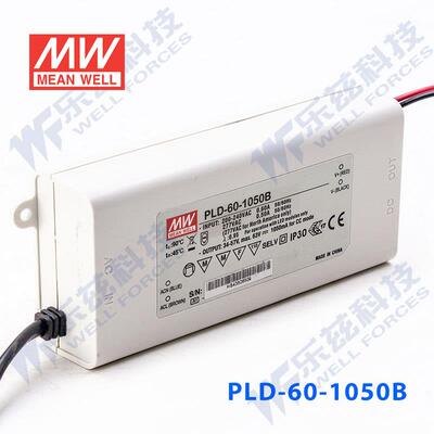 PLD-60-2400B 60W 15~25V输出 2400mA 恒流有PFC塑壳防水LED电源