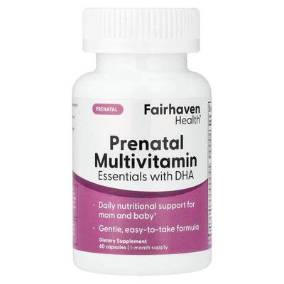 爱希儿,Prenatal Multivitamin Essentials with DHA，柠檬味，60