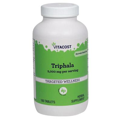 Vitacost,Triphala, 2000 mg per serving, 180 Tablets