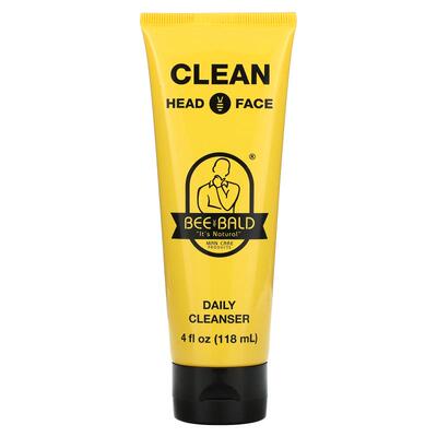 Bee Bald,清洁头部和面部，日用洁面乳