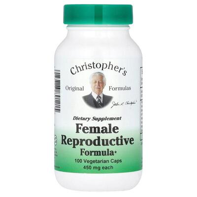 Christopher's Original Formulas,女性生殖配方，100 粒素食胶囊