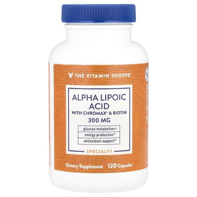 The Vitamin Shoppe,α-硫辛酸，含 Chromax® 和生物维生素