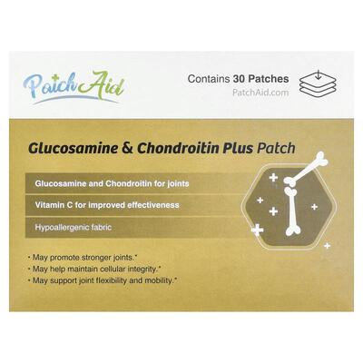 PatchAid,氨基葡萄糖与软骨素加强型贴片，30 片