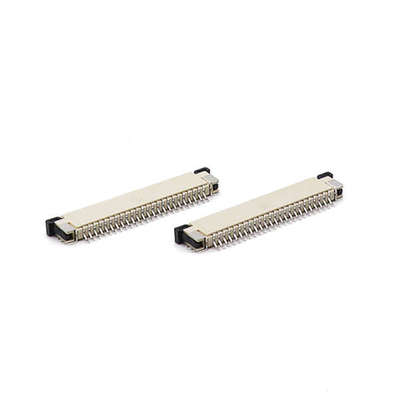 1.0mm 间距 抽屉式 上接 16PIN  端子镀锡 fpc连接器1000pcs 卷装