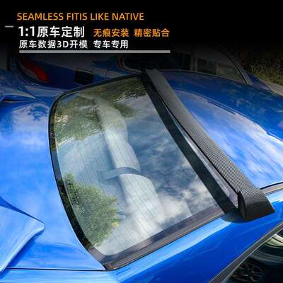 适用斯巴鲁翼豹Impreza WRX STI 2002-07顶翼尾翼扰流板跨境改装