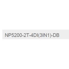 NP5200-2T-4DI(3IN1)-DB 三旺 4路串口RS232RS485转2路电口安全型