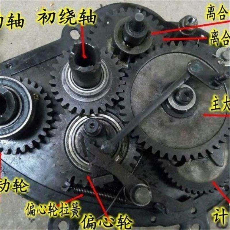 金宝/圣力/旭生柴油机免摇器配件免摇启动器齿轮发条轴