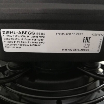 轴流风机FN035-4EK.0F.V7P2德国施乐百